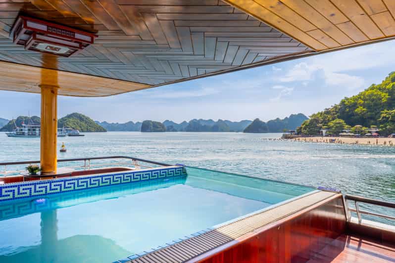 From Hanoi: 1-Day Halong 5-Star Cruise w/Jacuzzi & Limousine | GetYourGuide