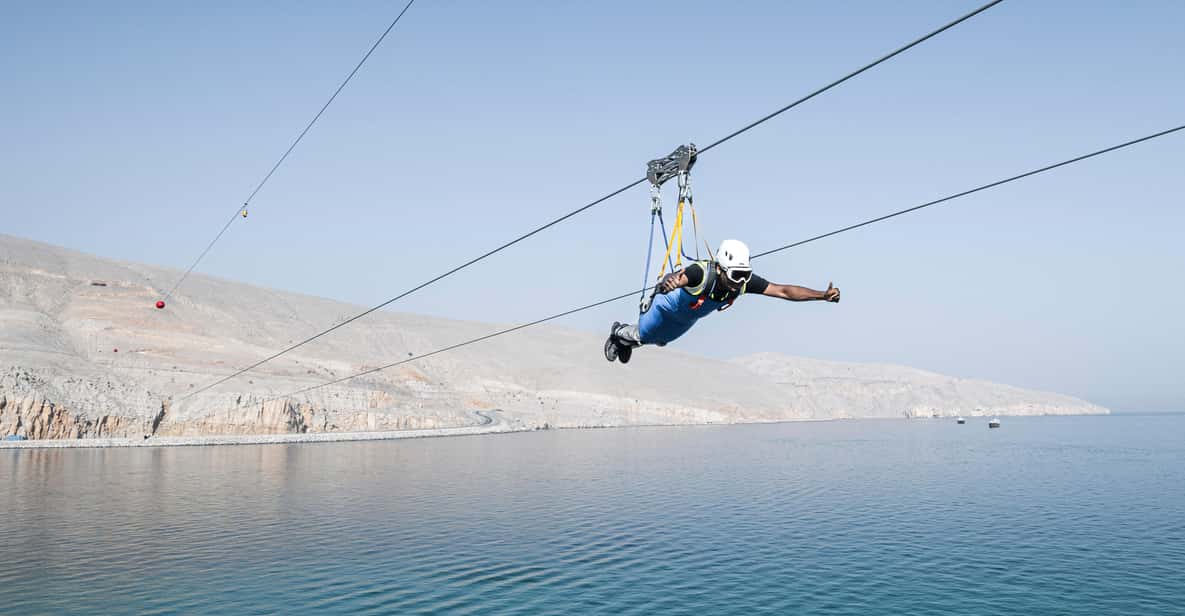 Fast Track VIP Zipline vlucht in Khasab, Oman | GetYourGuide