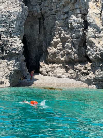 From Faliraki : Speedboat tour kalithea caves&antony kouin | GetYourGuide