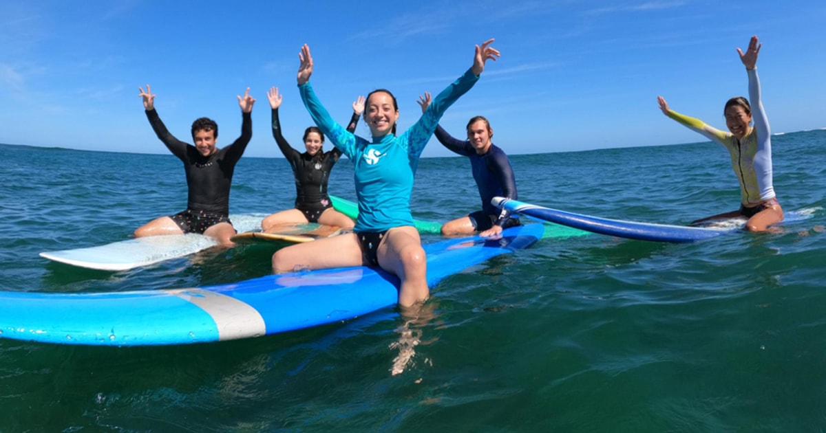 Oahu: Tandemsurflektion for børn på 10 år og derunder | GetYourGuide