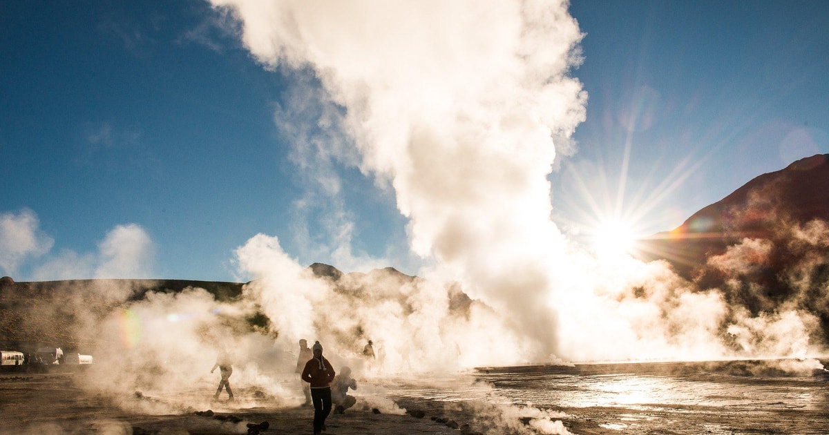 San Pedro de Atacama: Geysers del Tatio + Thermals + Machuca | GetYourGuide