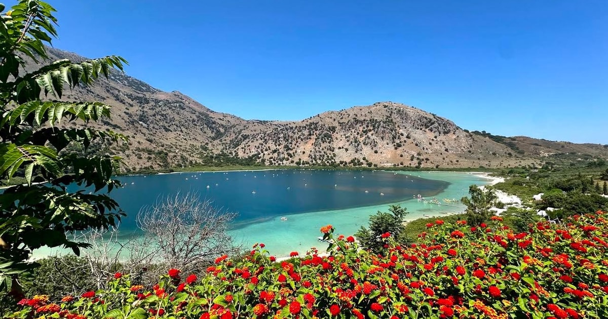 Recorrido privado por los senderos de Roupakias y el lago Kournas ...