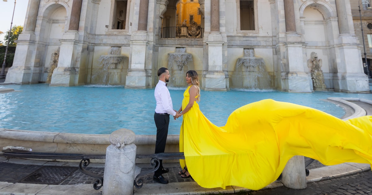 Rom: Fotoshooting auf dem Gianicolo-Hügel und an der Acqua Paola ...