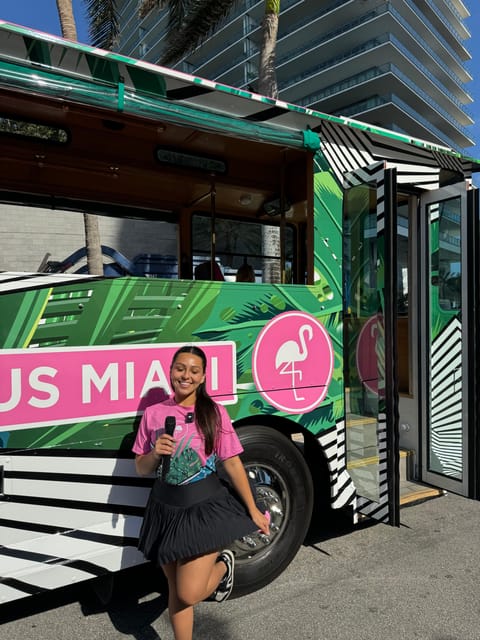 Flamingo Bus Miami Tour Miami Beach Wynwood Design District | GetYourGuide