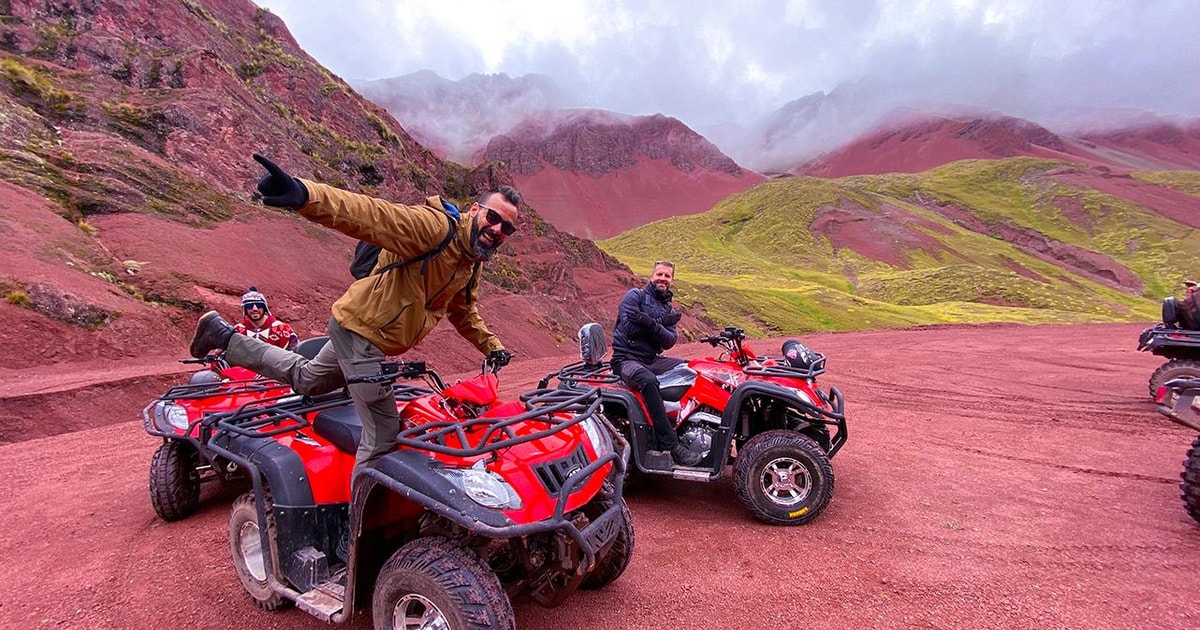 ATV Excursion to Rainbow Mountain and Red Valley + Lunch | GetYourGuide
