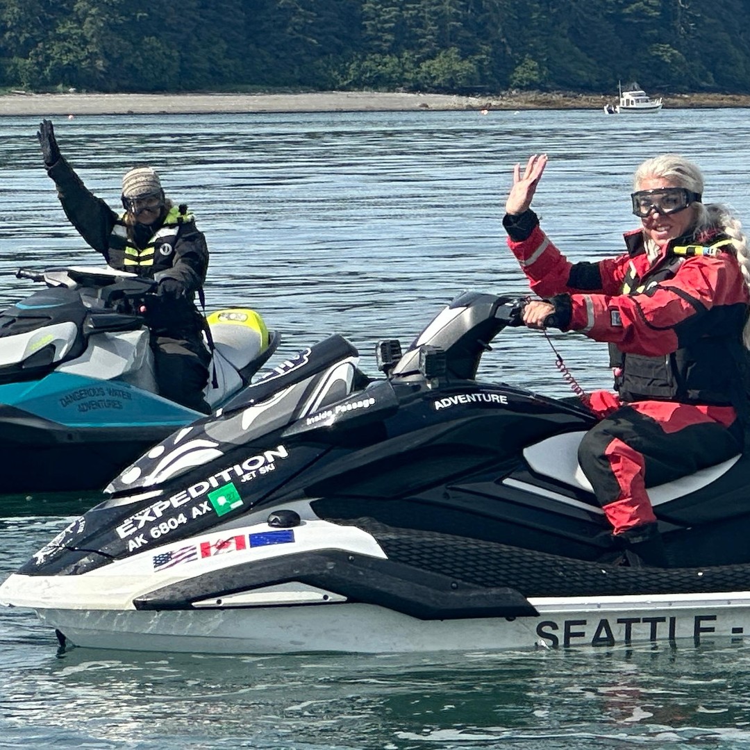 Juneau: 3 ore de jet ski cu vedere la ghețari și observarea balenelor ...
