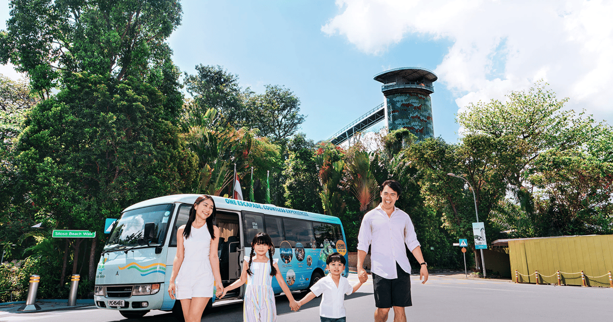 Singapore: Sentosa Island Bus Tour Ticket | GetYourGuide