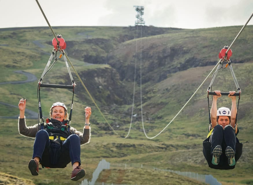 Hveragerdi: Mega Zipline Experience | GetYourGuide