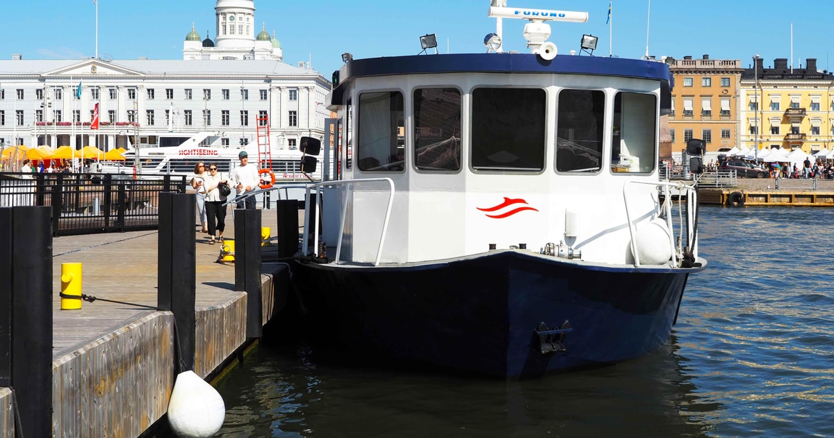 Helsinki: Suomenlinna und Lonna Hop-On/Hop-Off-Bootsfahrt | GetYourGuide