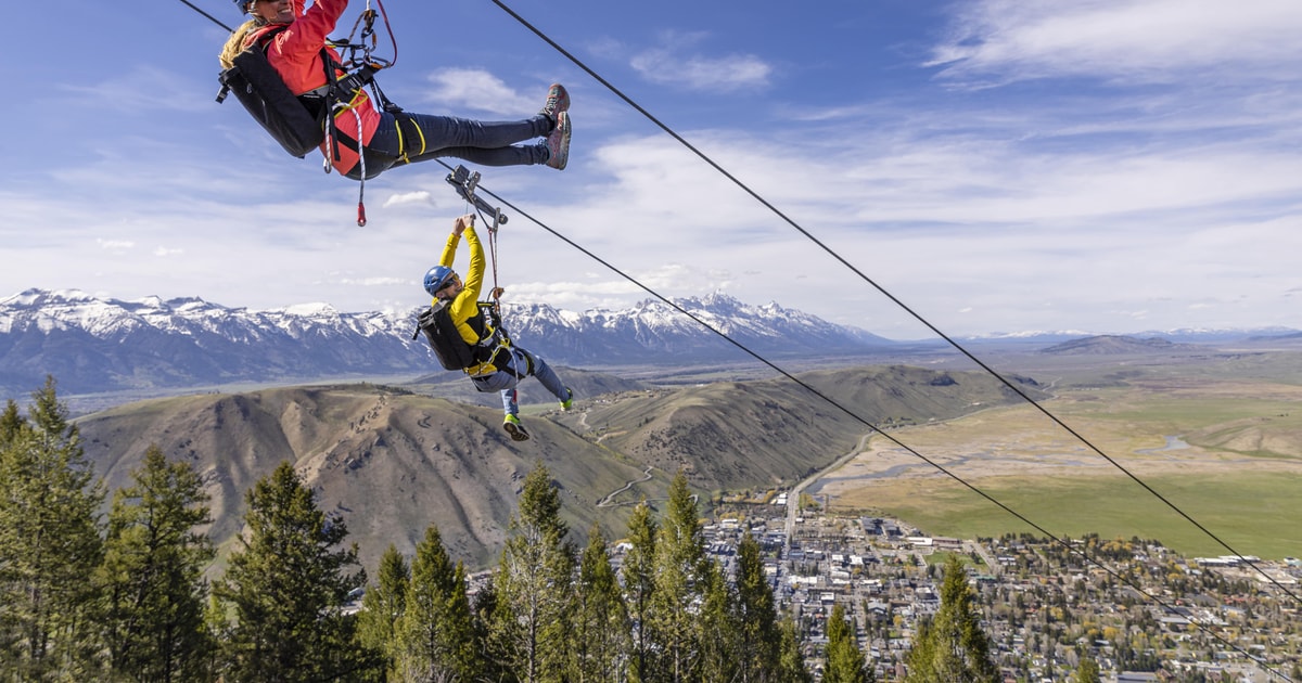 Jackson: Tirolina Teton View, Góndola, Cowboy Coaster y Más | GetYourGuide