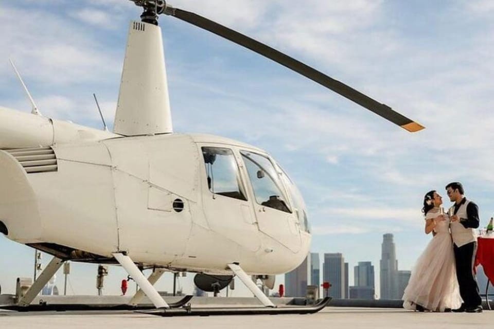 Los Angeles: Downtown Rooftop Landing Helicopter Tour | GetYourGuide