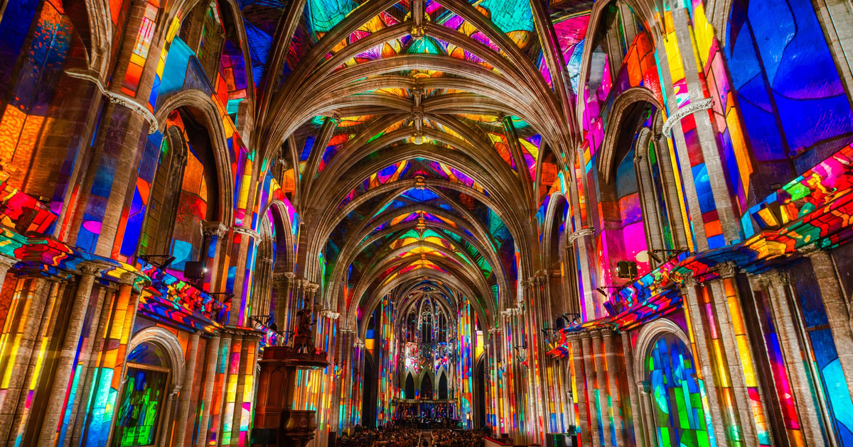 Nice Basilica: New Sound and Light Show – LUMINISCENCE | GetYourGuide