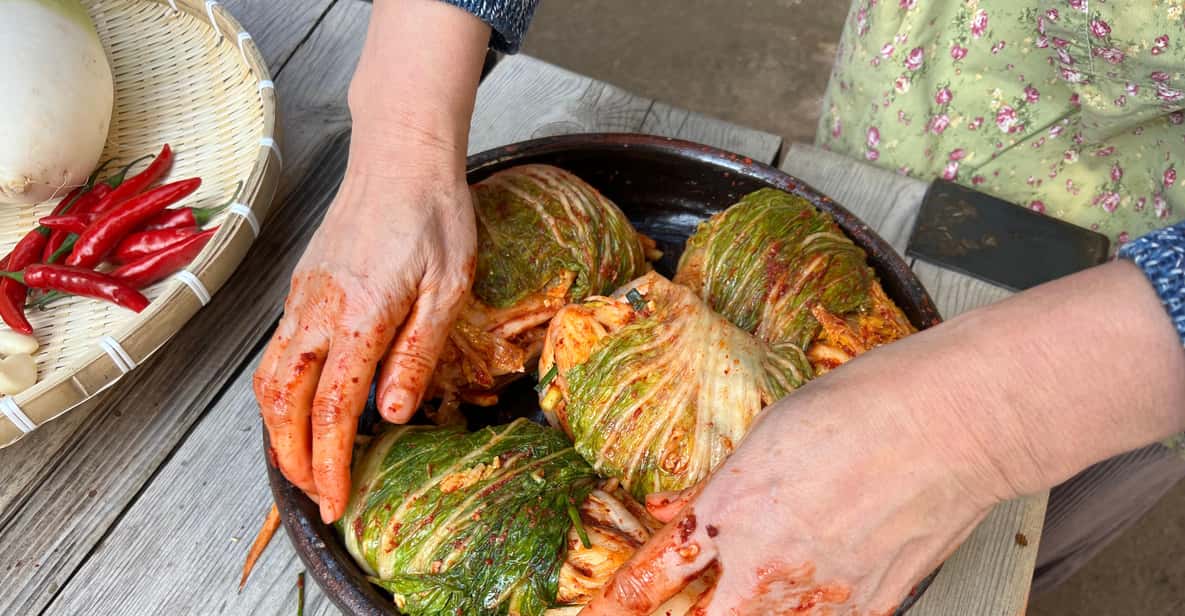 Kimchi Making Class (+ K-BBQ) in Traditional Hanok Courtyard | GetYourGuide