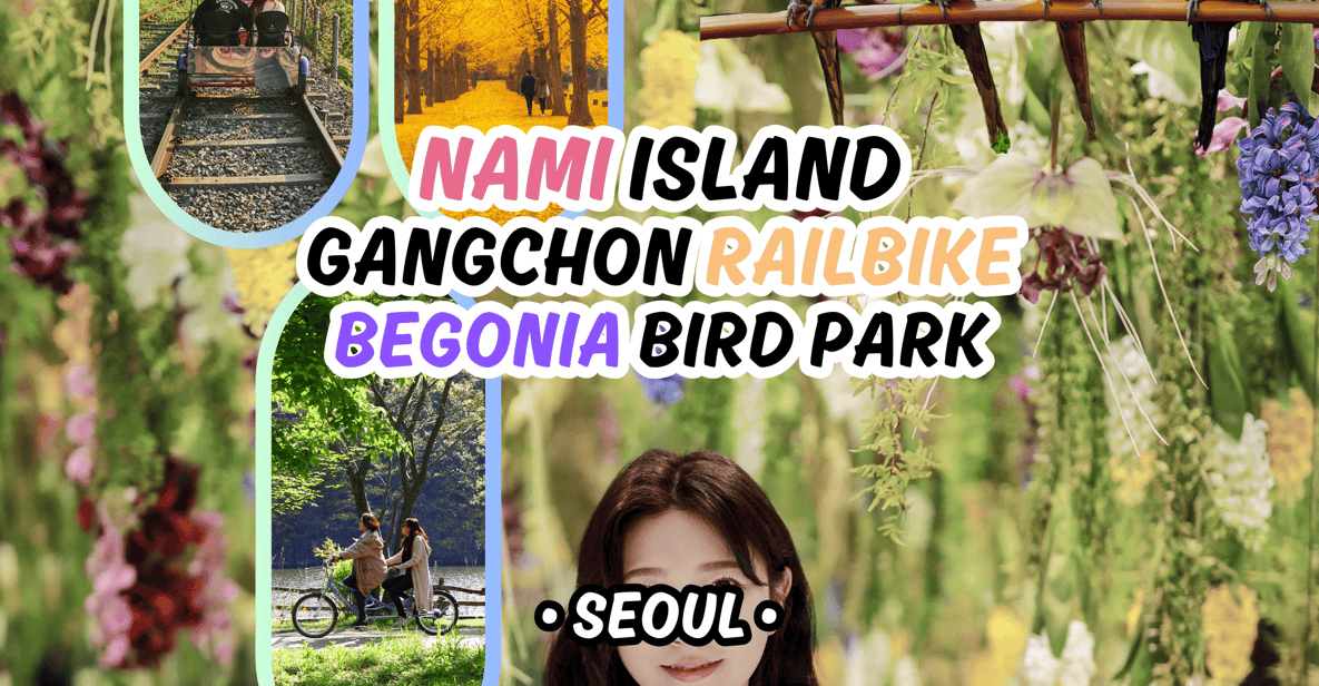 Σεούλ: Begonia Bird Park: Nami Island & Railbike & Begonia Bird Park ...