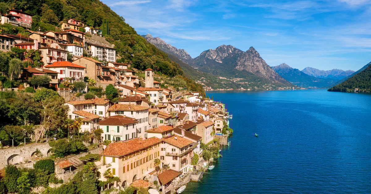 Luzern: Schilderachtige trein naar de oude binnenstad van Lugano ...