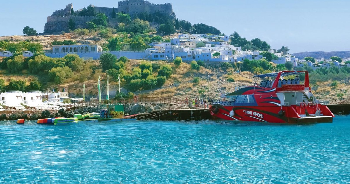 Rhodos: snelle cruise naar Lindos | GetYourGuide