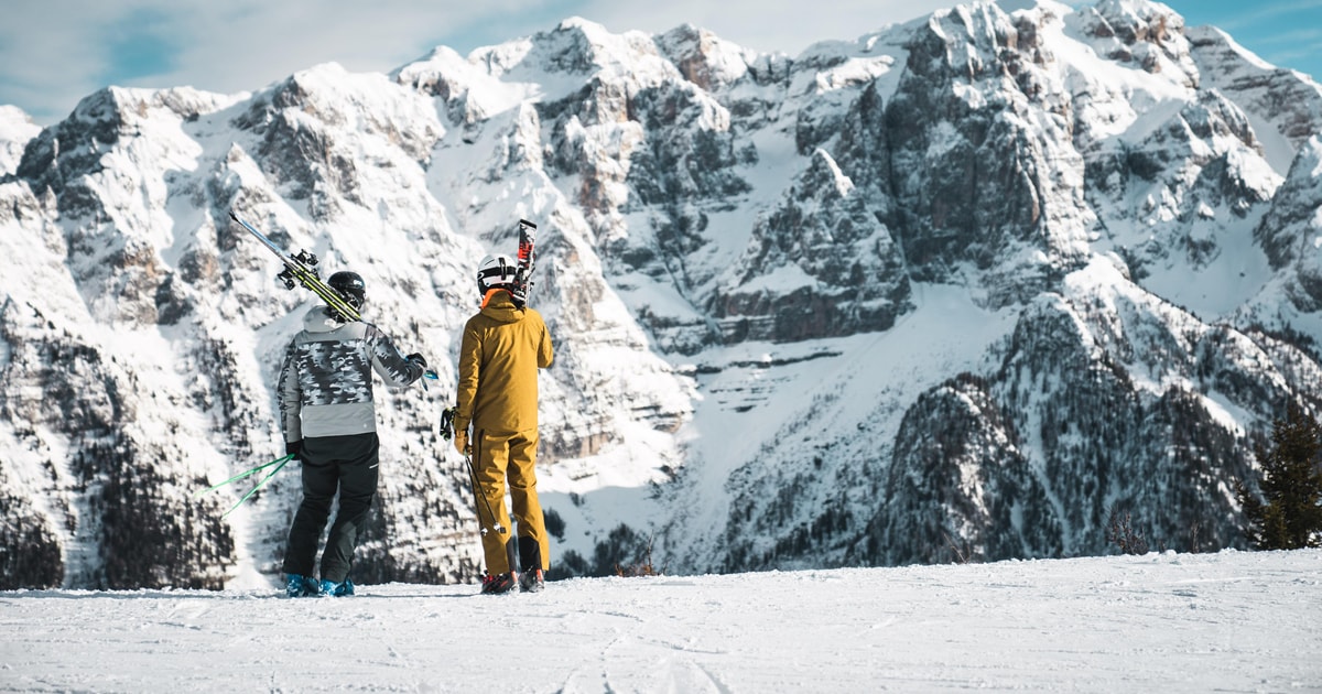 Folgarida: Ski Tour of the Campiglio Ski Area in the Brenta Dolomites ...
