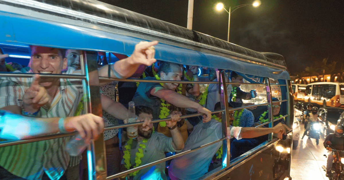 Cartagena:Chiva Party Bus with OpenBar of Rum and Disco! | GetYourGuide