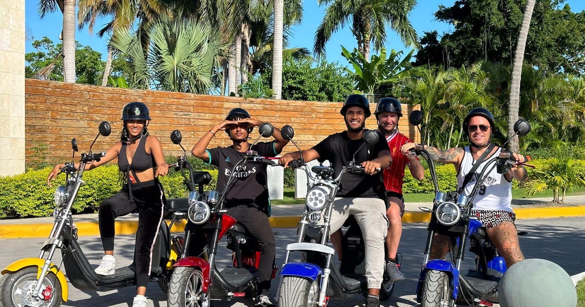 Bavaro Punta Cana: City Tour with Harley models E-Scooters | GetYourGuide