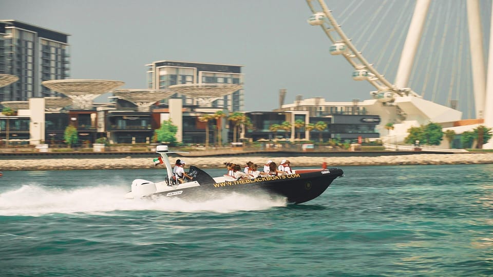 Dubai Marina: The Black Boats 60-Min Luxury Private Tour | GetYourGuide
