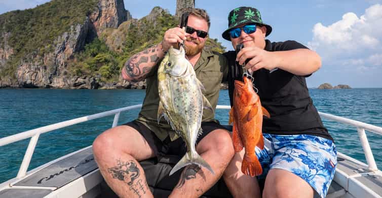 Krabi: 4 Islands (Chicken, Poda, Tup, Mor) Fishing + Lunch | GetYourGuide
