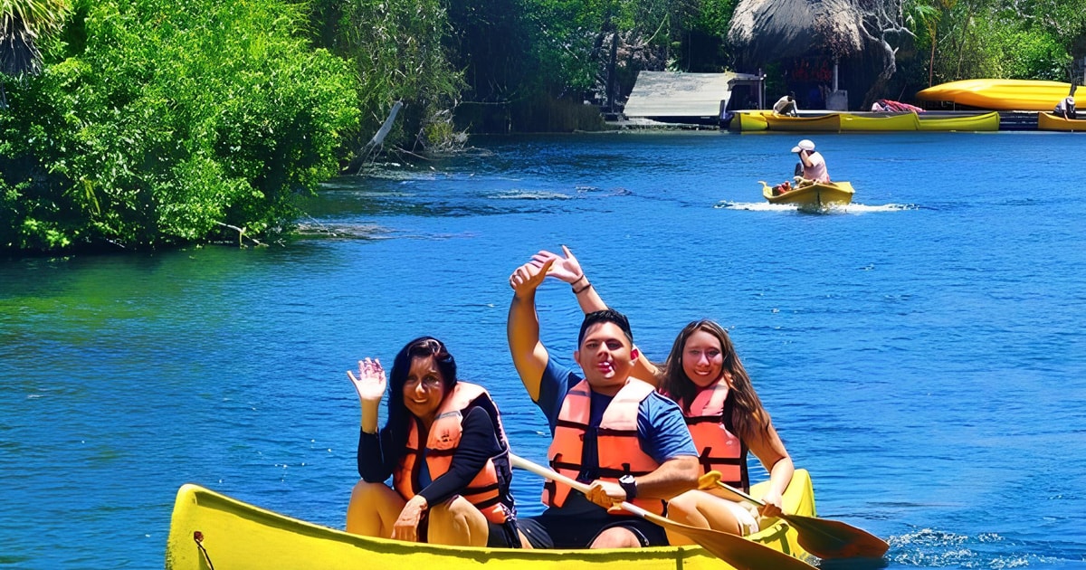 Tulum: Jungle Cenote Zip-Line, Canoe, and Mayan Village Tour | GetYourGuide