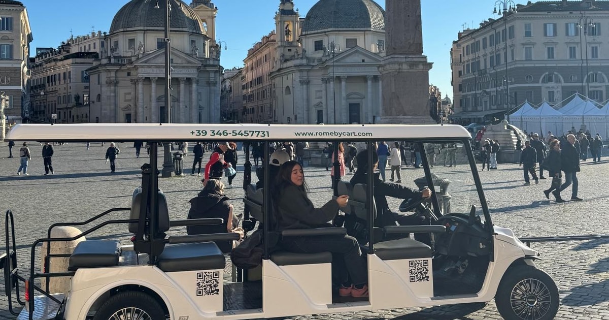 Rome: Day Tour Complete on a Golf Cart with Seated Lunch | GetYourGuide