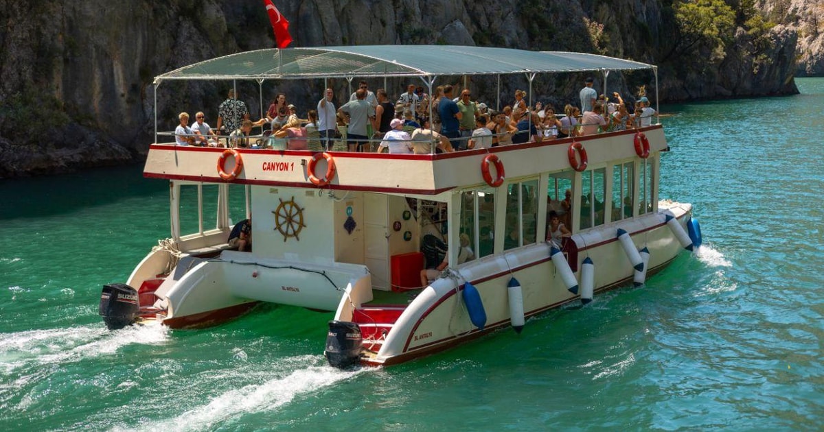 Antalya/Alanya: Green Canyon med båd og frokost | GetYourGuide