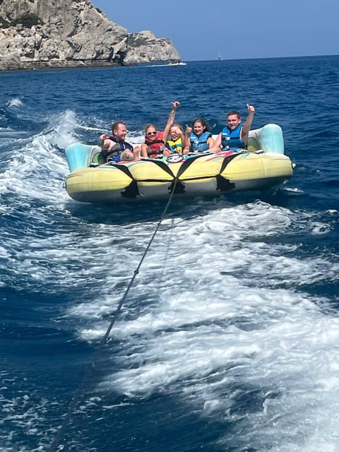Rhodos : Crazy Sofa Watersports Adventure | GetYourGuide