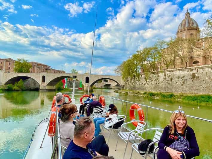 Rome: Catacombs Tour & Tiber River Boat Hop on Hop Off | GetYourGuide