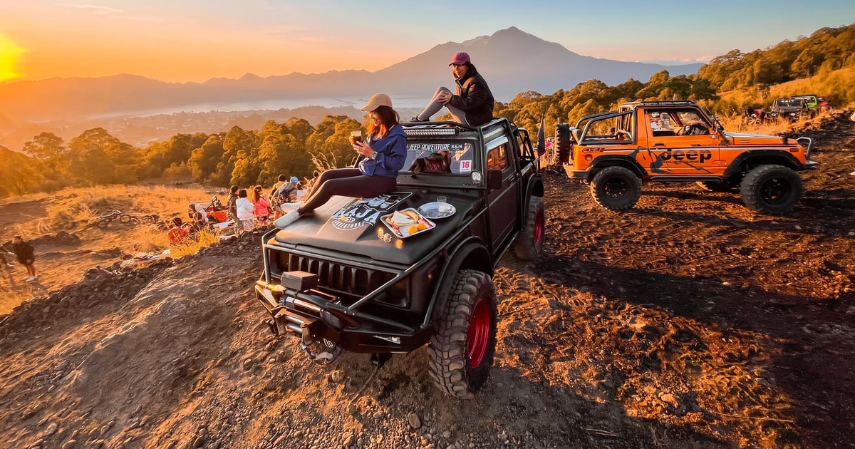 Ubud: Jeep Sunrise Experience with Tukad Cepung Waterfall | GetYourGuide