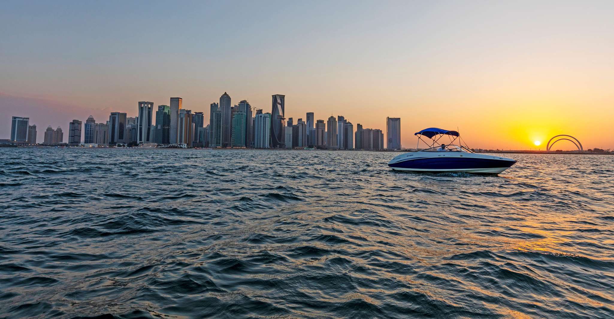 Doha, Sunset Boat Trip with Drinks | Water Activity in Doha