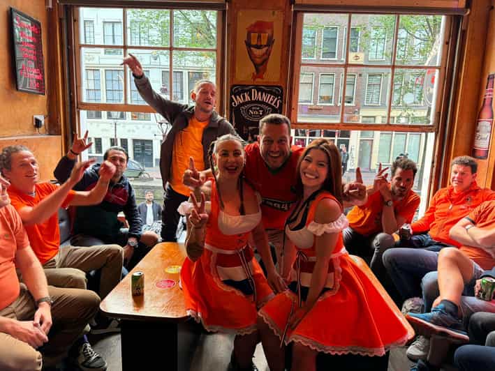 Amsterdam: Bar Crawl with Shots and Beer Maid Guide | GetYourGuide