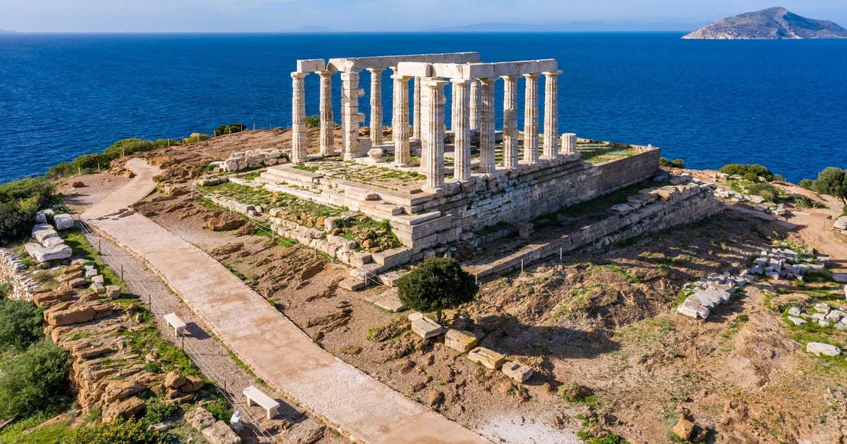 Atenas: Excursão ao Cabo Sounion e ao Templo de Poseidon ao pôr do sol ...