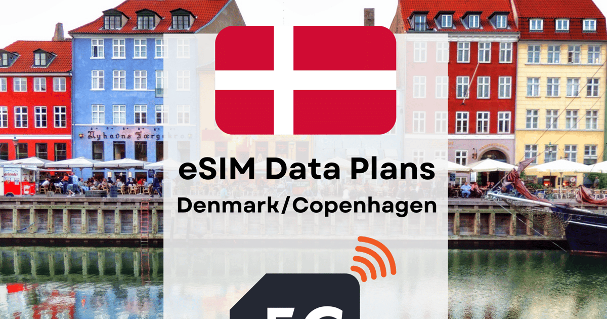 Copenhagen : eSIM Internet Data Plan for Denmark 4G/5G | GetYourGuide