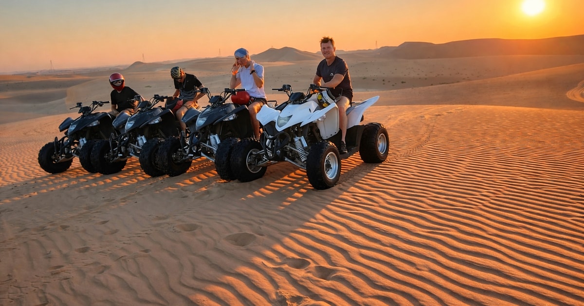 Doha: Quad bike, Camel ride,Sand boarding,Dune bashing | GetYourGuide