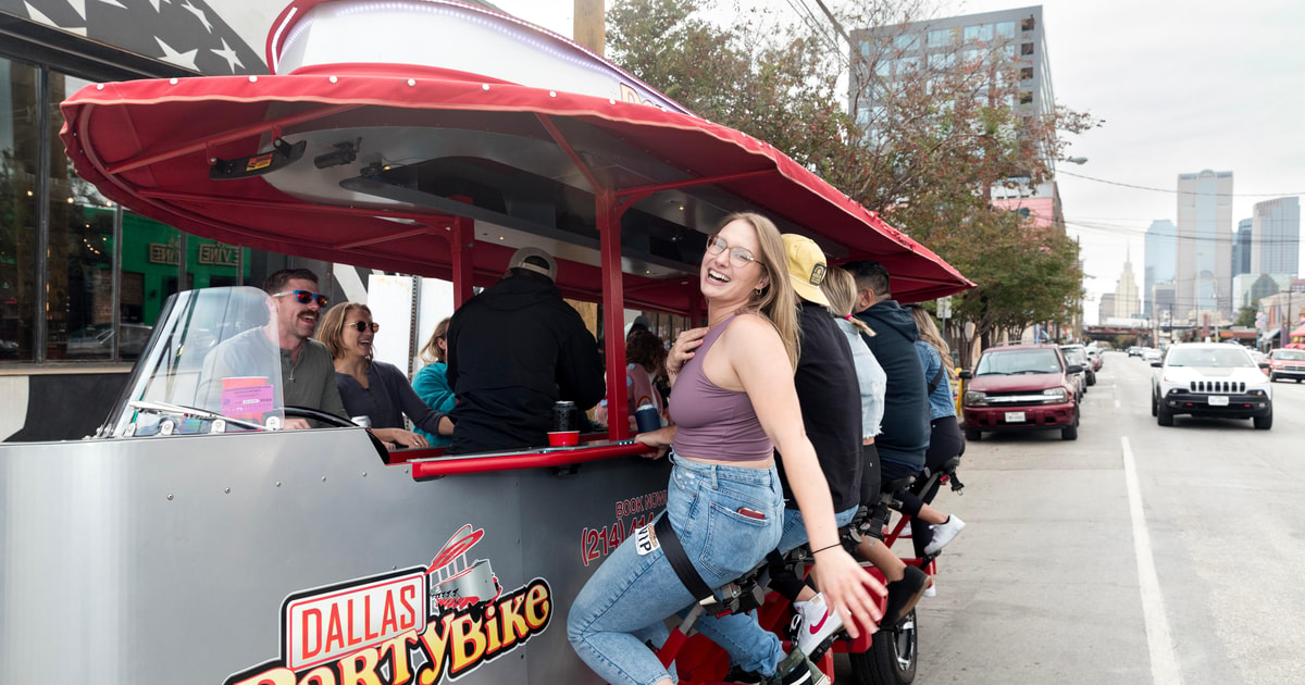 Dallas Party Bike Private Group Rental in Deep Ellum | GetYourGuide