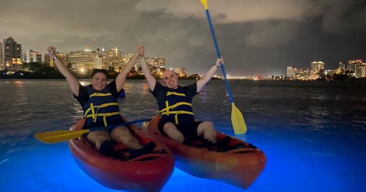 San Juan: LED Night Kayaking Experience at Condado Lagoon | GetYourGuide