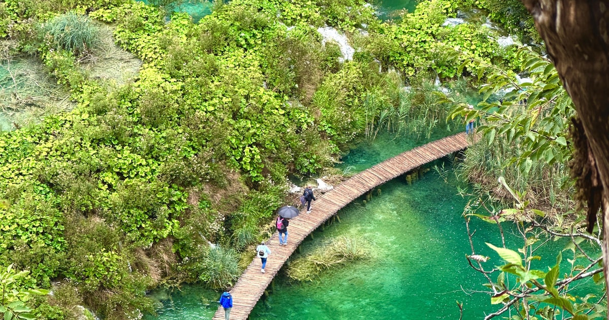 From Zadar: Plitvice Lakes Guided Tour with Boat & Train | GetYourGuide
