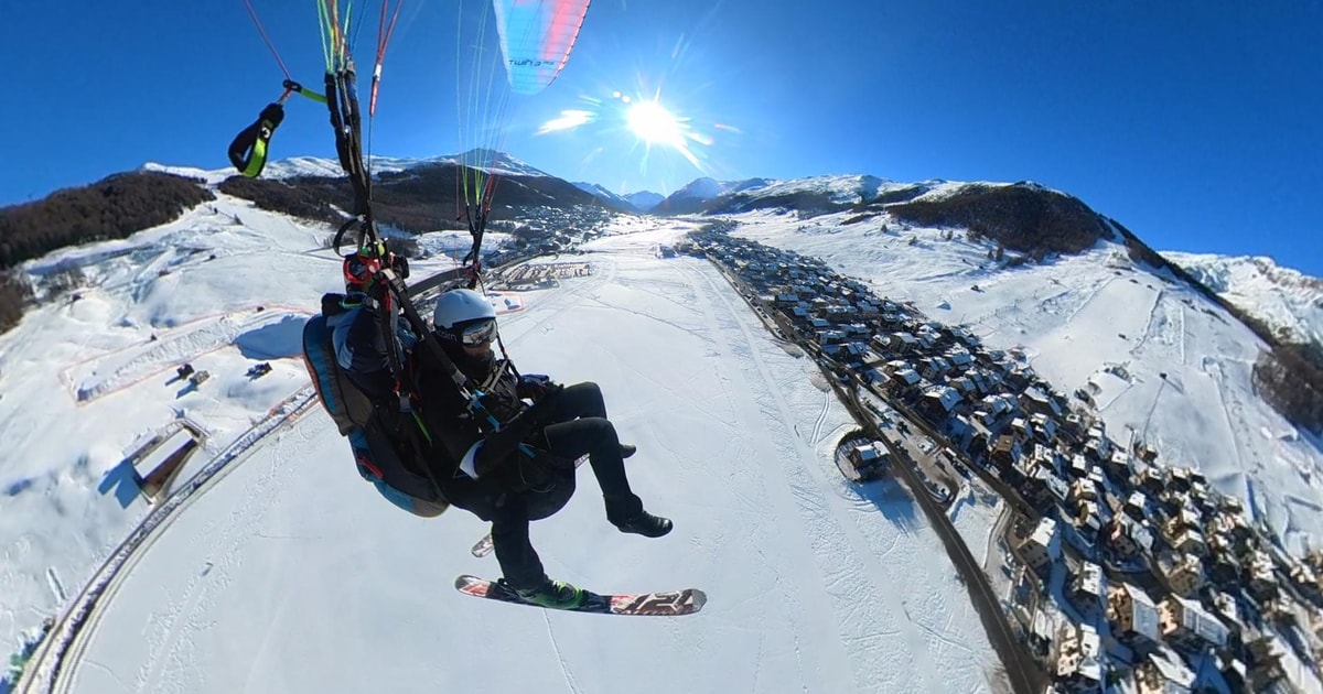 Livigno: Tandem Paragliding Flight over the Lombardy Alps | GetYourGuide
