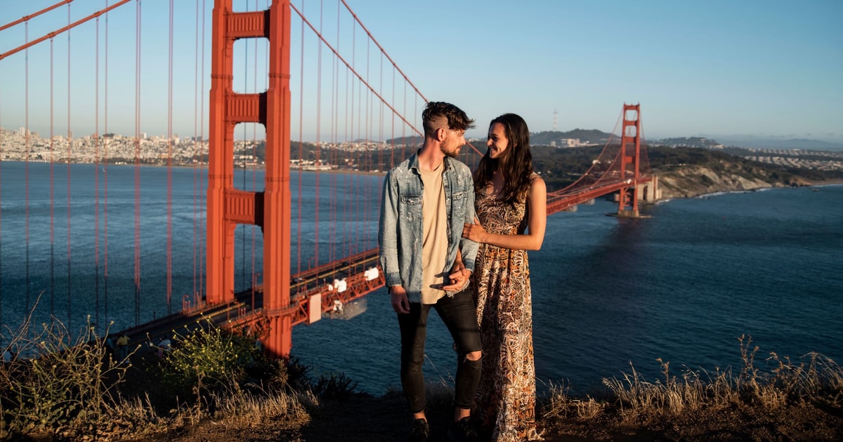 San Francisco: Sesión de fotos profesional en el puente Golden Gate ...