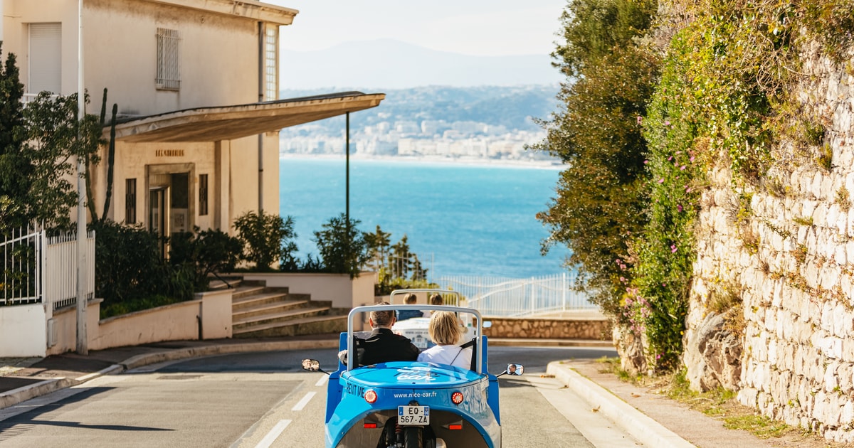 From Nice: 2-Hour Scenic Drive by 3-Wheel Vehicle | GetYourGuide