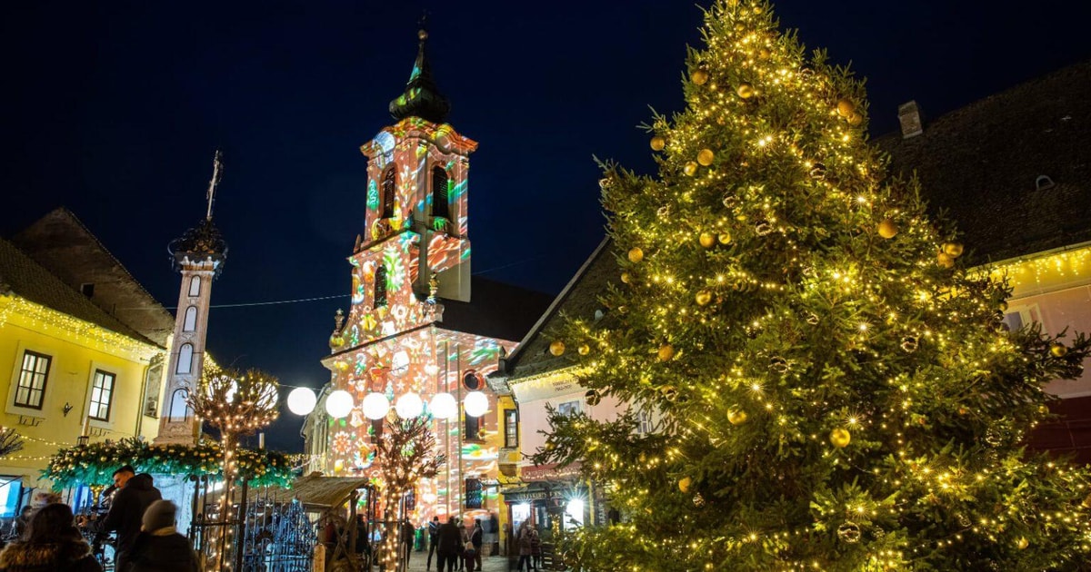 Von Budapest aus: Kreuzfahrt zum Weihnachtsmarkt von Szentendre ...