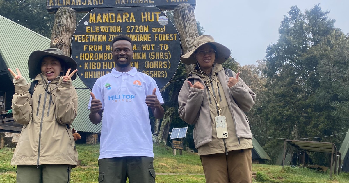Tanzania: 6 zile de drumeție pe Kilimanjaro prin ruta Marangu ...
