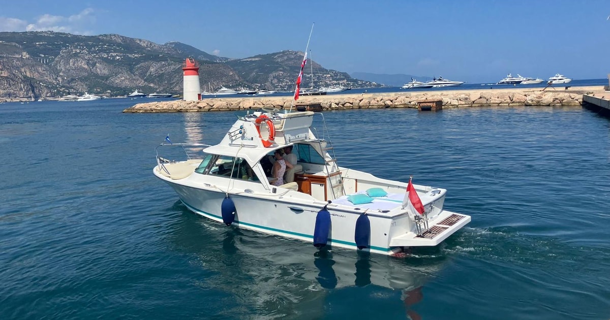 French Riviera: Boat tour on a luxury Riva classic yacht | GetYourGuide