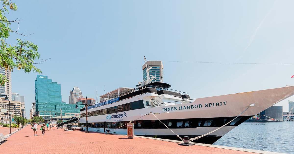 City Cruises Baltimore: Brunch, lunch of diner cruise | GetYourGuide
