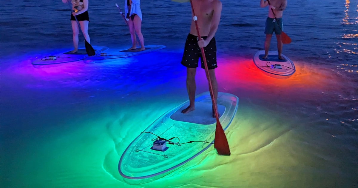 Split: Transparent SUP night Glow tour | GetYourGuide