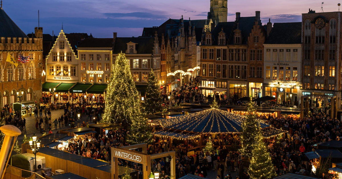 Private Bruges Christmas Tour from Paris Choco|Beer Testing | GetYourGuide