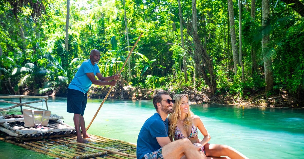 Ocho Rios: Horseback Riding in the Ocean and Bamboo Rafting | GetYourGuide