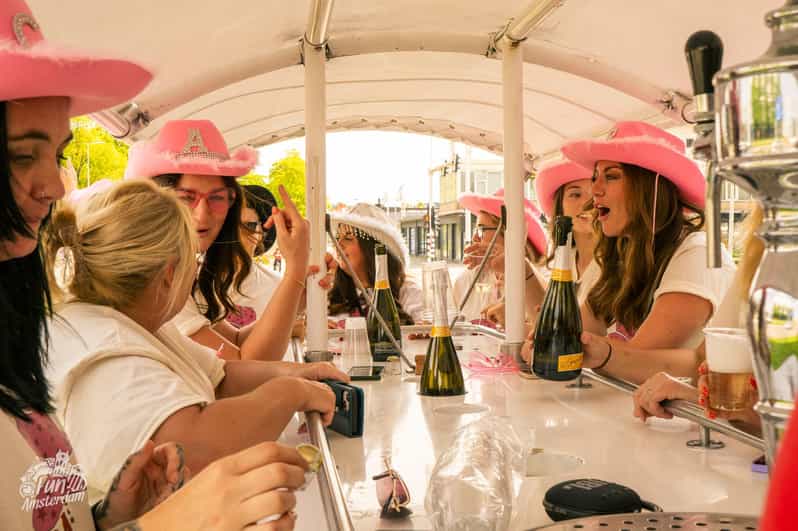 Amsterdam: Hollandse Prosecco Feestfiets | GetYourGuide
